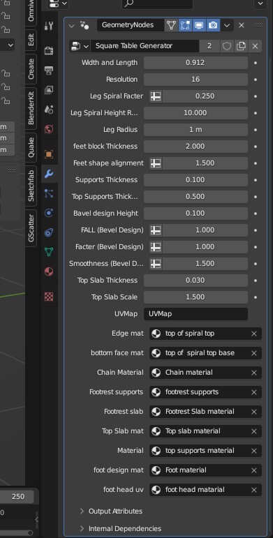 ArtStation - Procedural Table Generator 2 (Modern Table) | Resources