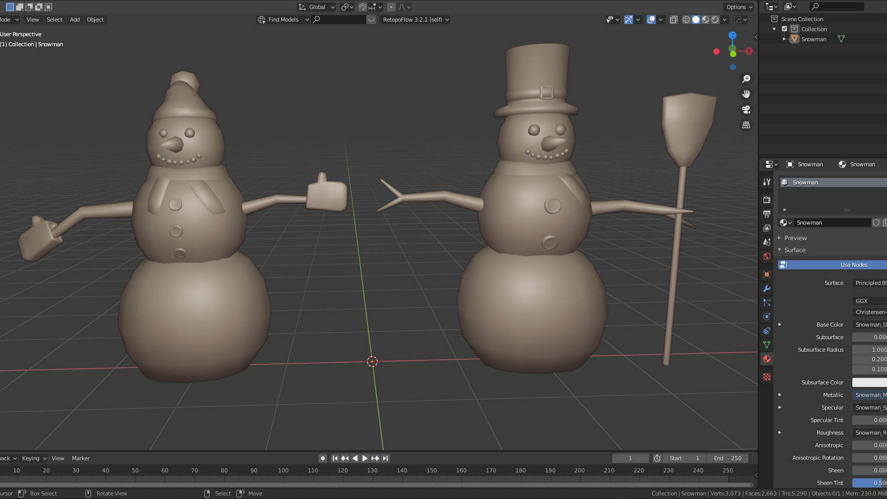 ArtStation - Snowmen | Game Assets