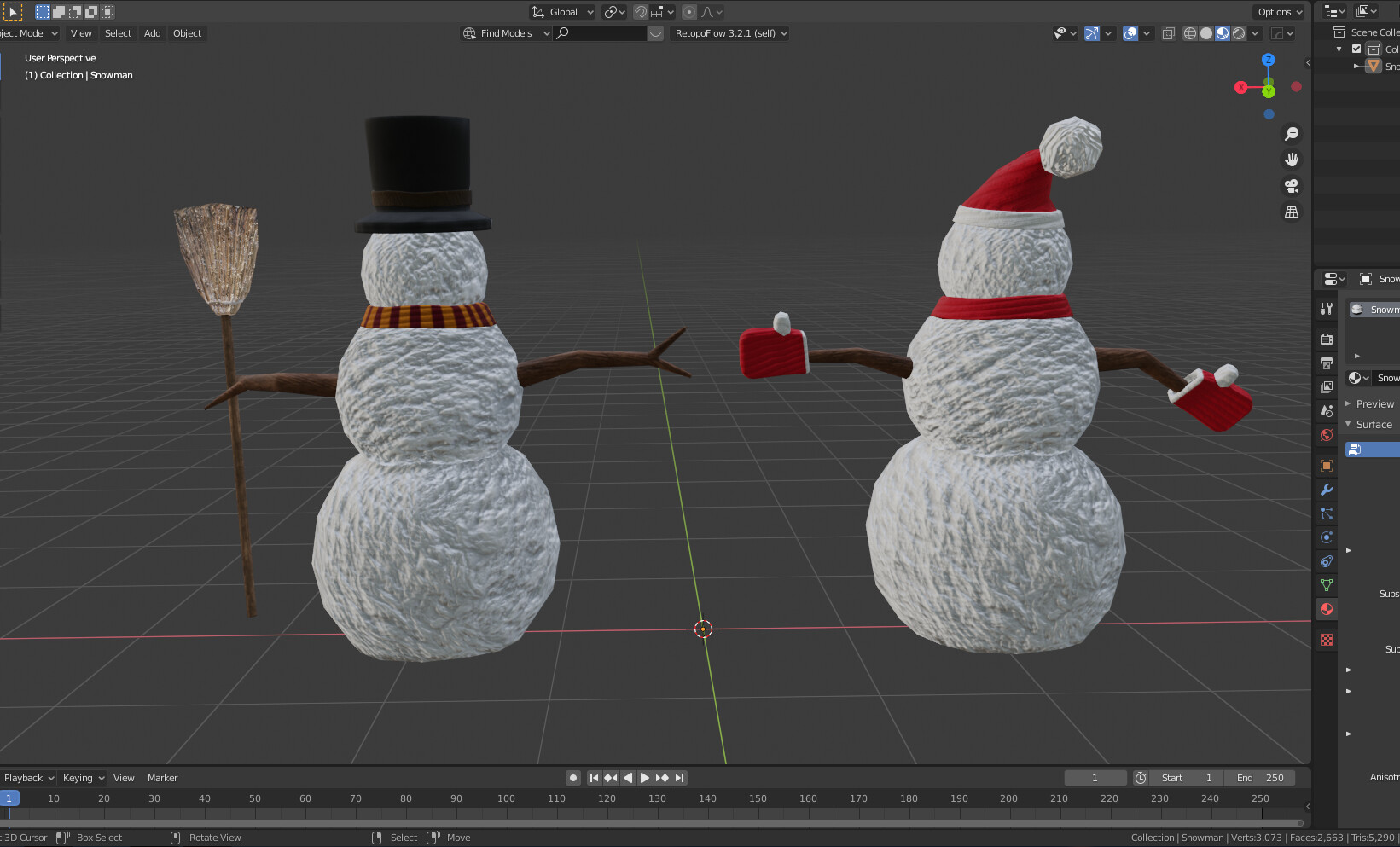ArtStation - Snowmen | Game Assets