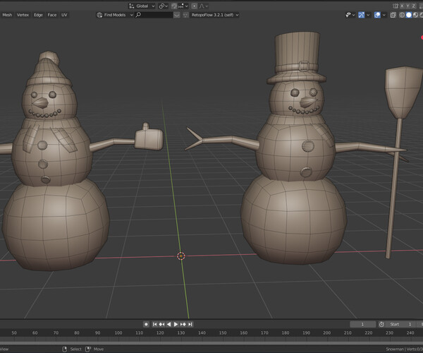 ArtStation - Snowmen | Game Assets