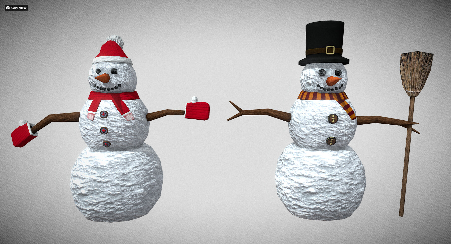 ArtStation - Snowmen | Game Assets