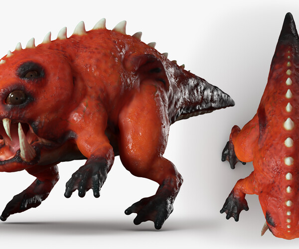 ArtStation - Lizard Demon | Game Assets