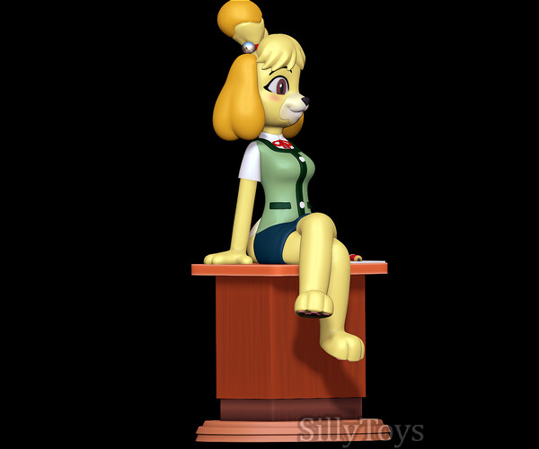 ArtStation - isabelle - Animal Crossing 3D print model | Resources