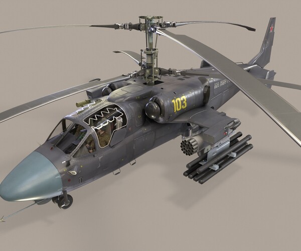 ArtStation - Kamov Ka-52K "Katran" | Game Assets