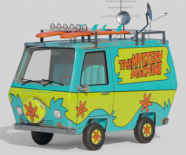 ArtStation - The Mystery Machine | Game Assets
