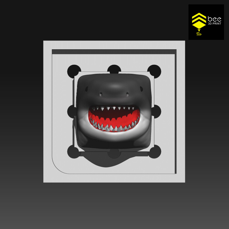 ArtStation - Shark Keycap - 3D print model | Resources