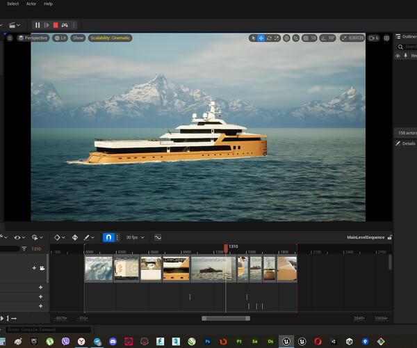 ArtStation - Unreal Engine Water Foam Ocean and Yacht Project | Game Assets