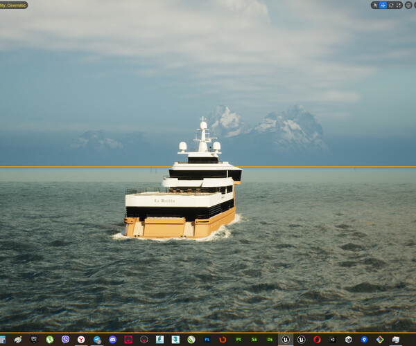 ArtStation - Unreal Engine Water Foam Ocean and Yacht Project | Game Assets