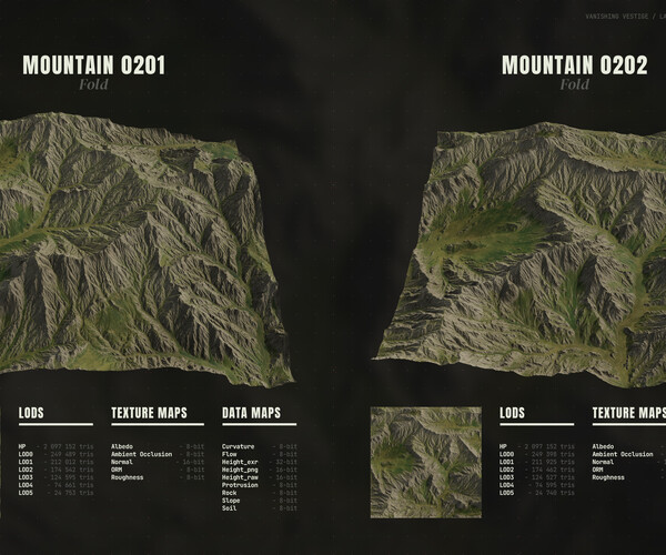 ArtStation - 8k Landscapes - Mountain Vol.2 | Game Assets