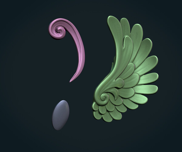 ArtStation - Stylized Wing | Resources