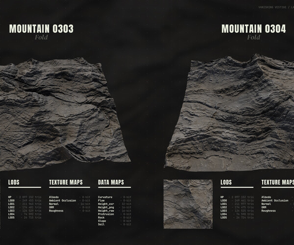 ArtStation - 8k Landscapes - Mountain Vol.3 | Game Assets