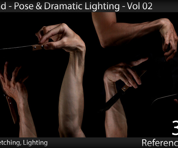 ArtStation - Male Hand - Pose & Lighting - Vol 02 - Reference Pictures ...