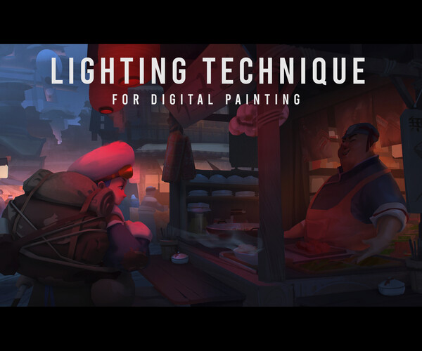 ArtStation - Lighting technique for digital painting | Tutorials