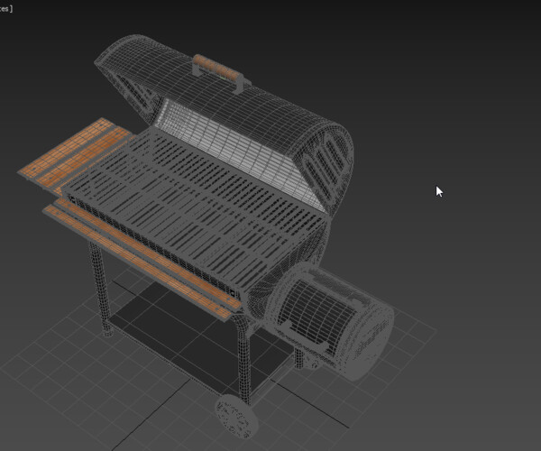 ArtStation - Char-Griller 2137 Outlaw Charcoal Grill 3D Model | Resources