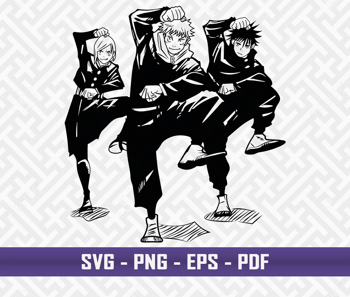 ArtStation - Jujustsu Kaisen SVG / Vector Anime / Nobara Yuji Megumi ...