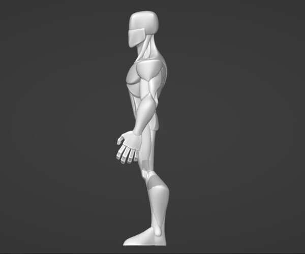 ArtStation - Infinity Style Stylized Male Anatomy Blockout | Game Assets