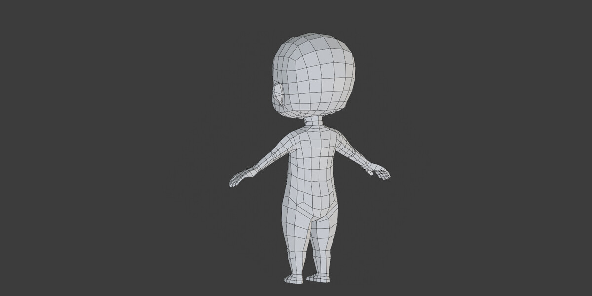 ArtStation - Chibi base mesh | Resources