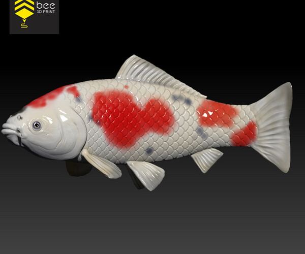 ArtStation - Koi Fish - STL file - 3D print model | Resources