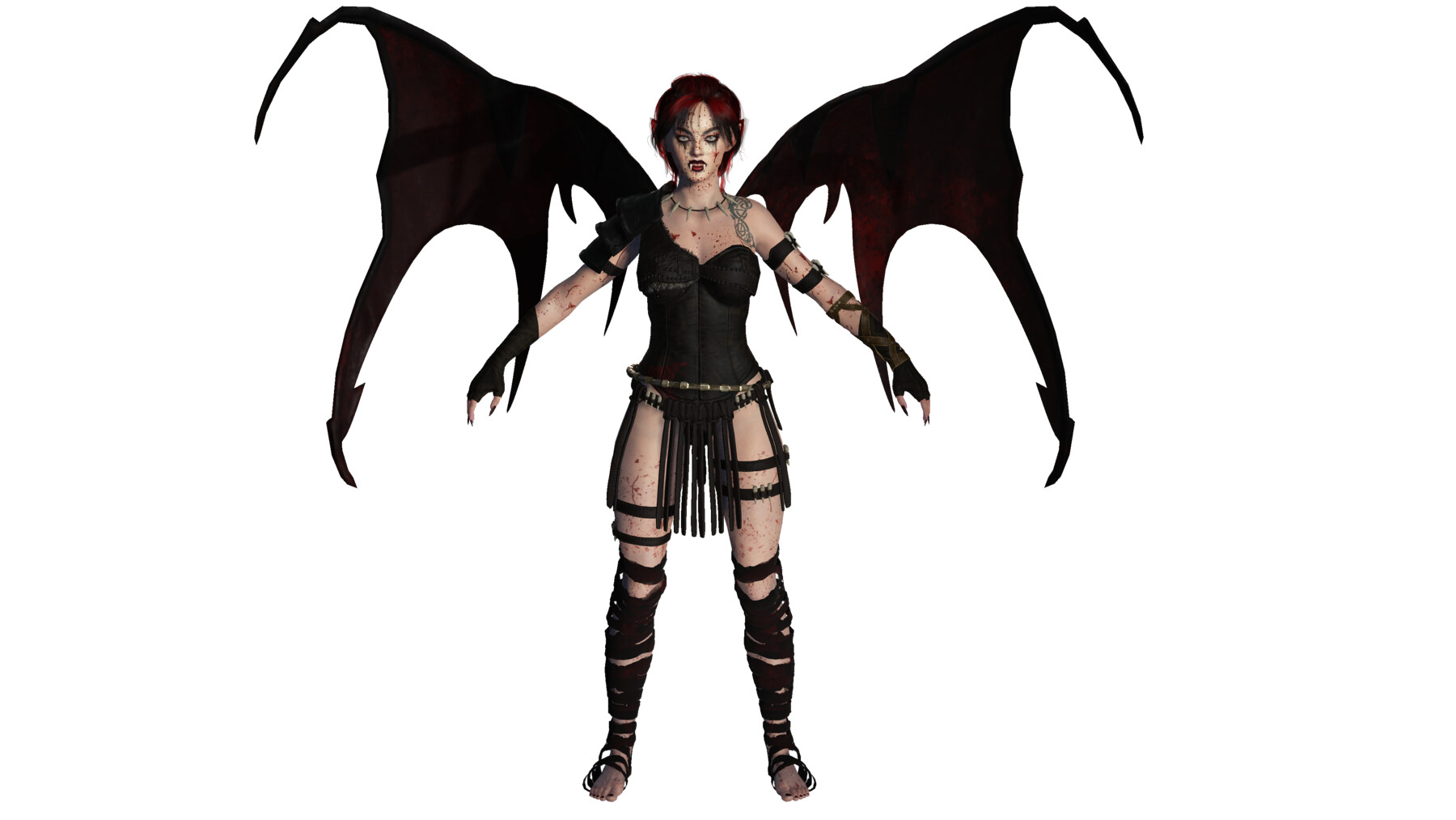 ArtStation - 3D AAA Fantasy Female Character - The Bloody Vampire ...