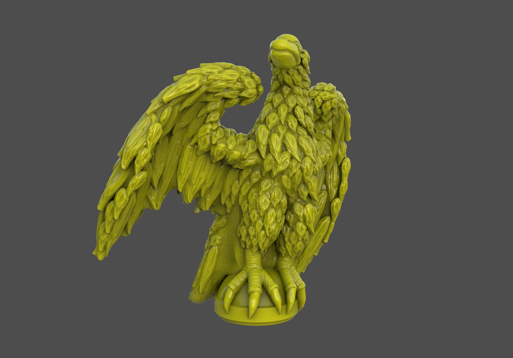 ArtStation - Eagle Sculpture | Resources