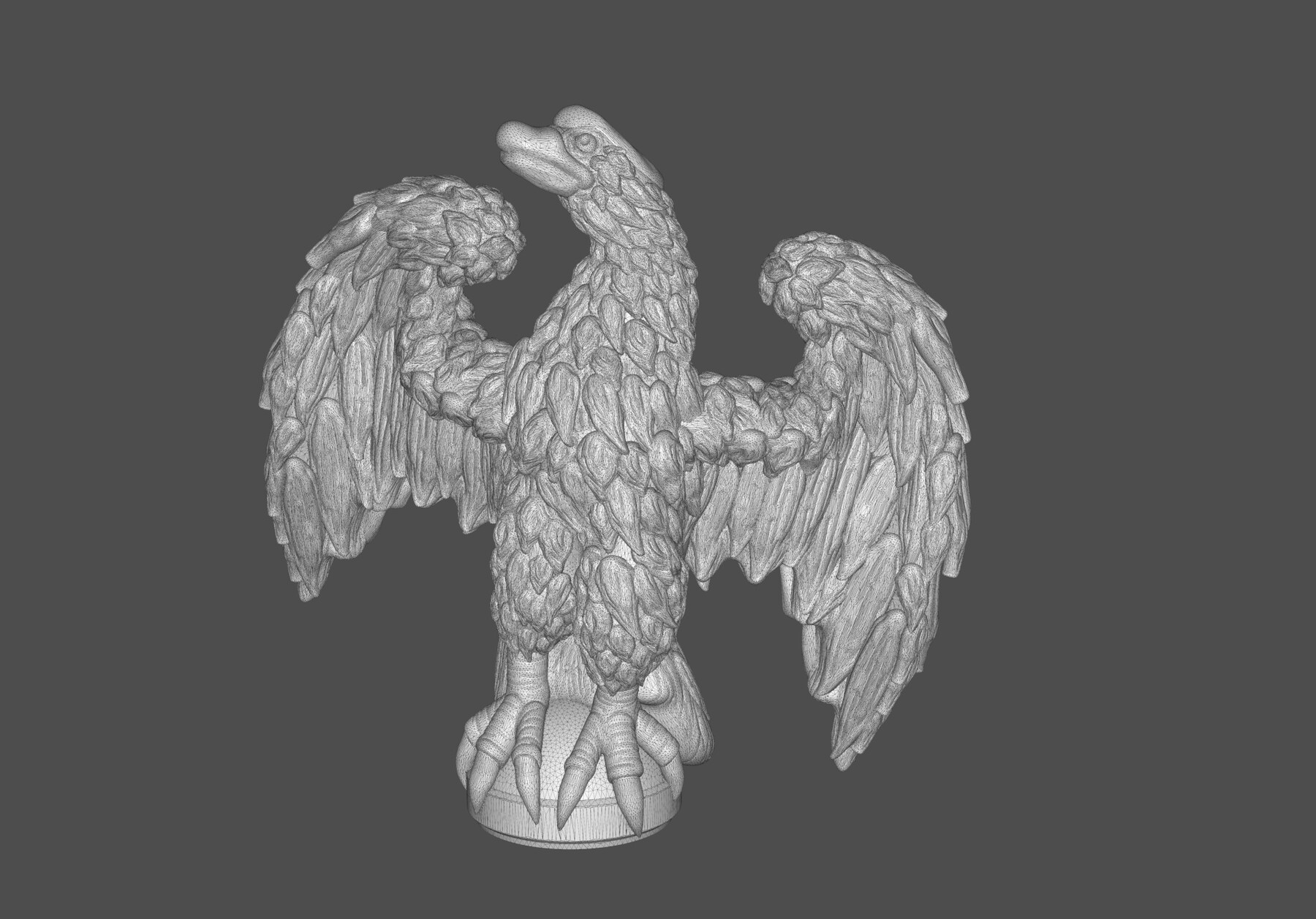 ArtStation - Eagle Sculpture | Resources