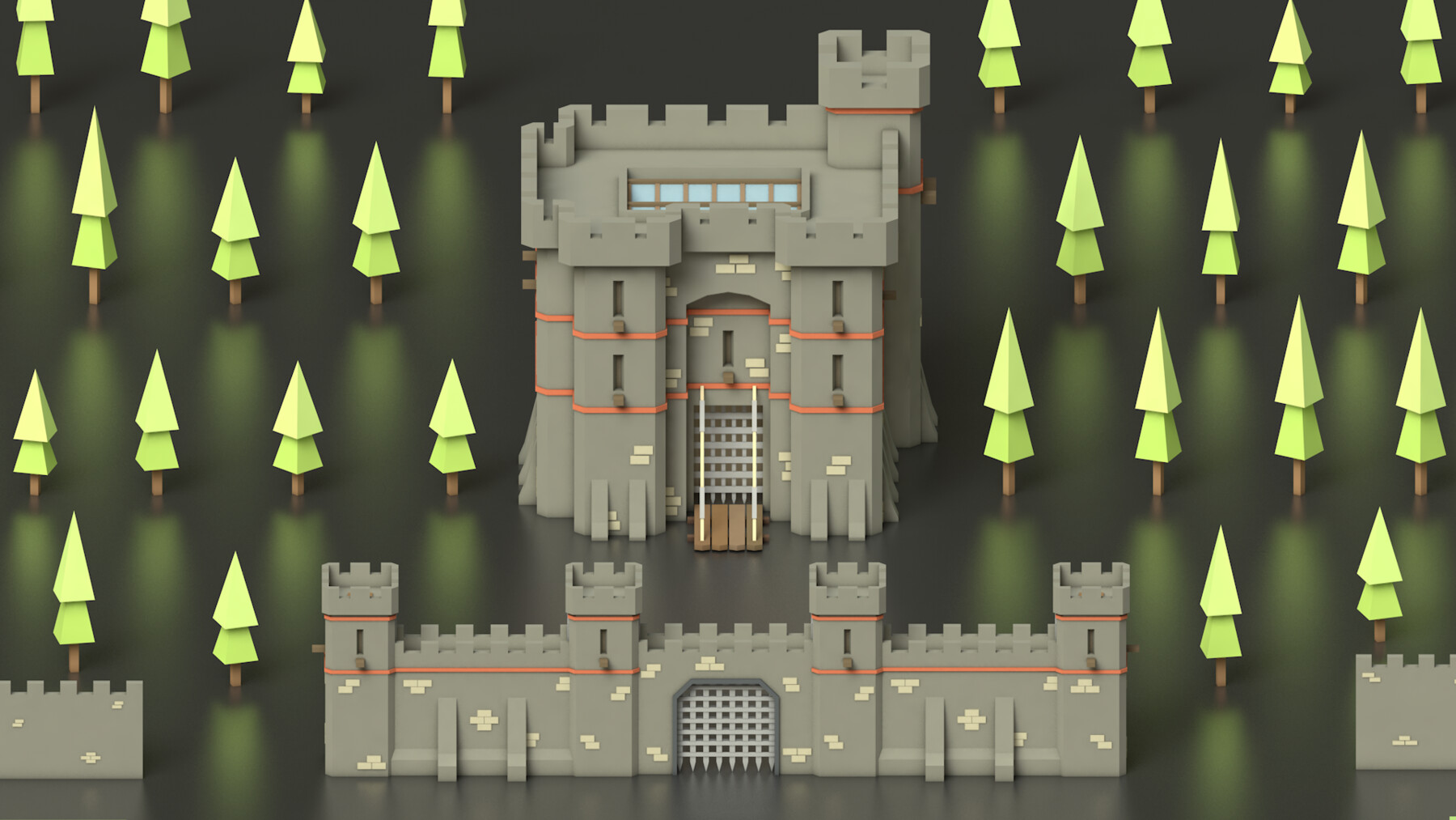 ArtStation - Low Poly Medieval Middle Age City 3D Asset Pack | Game Assets