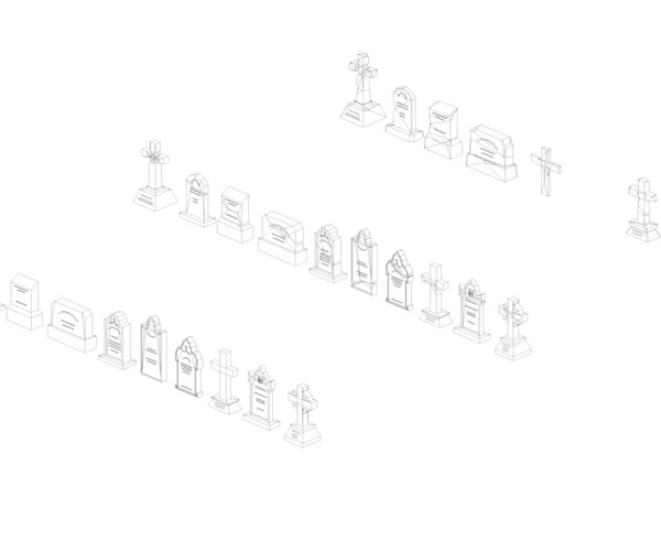 ArtStation - Low Poly Fantasy Scary Creepy Dark Halloween 3D Asset Pack ...