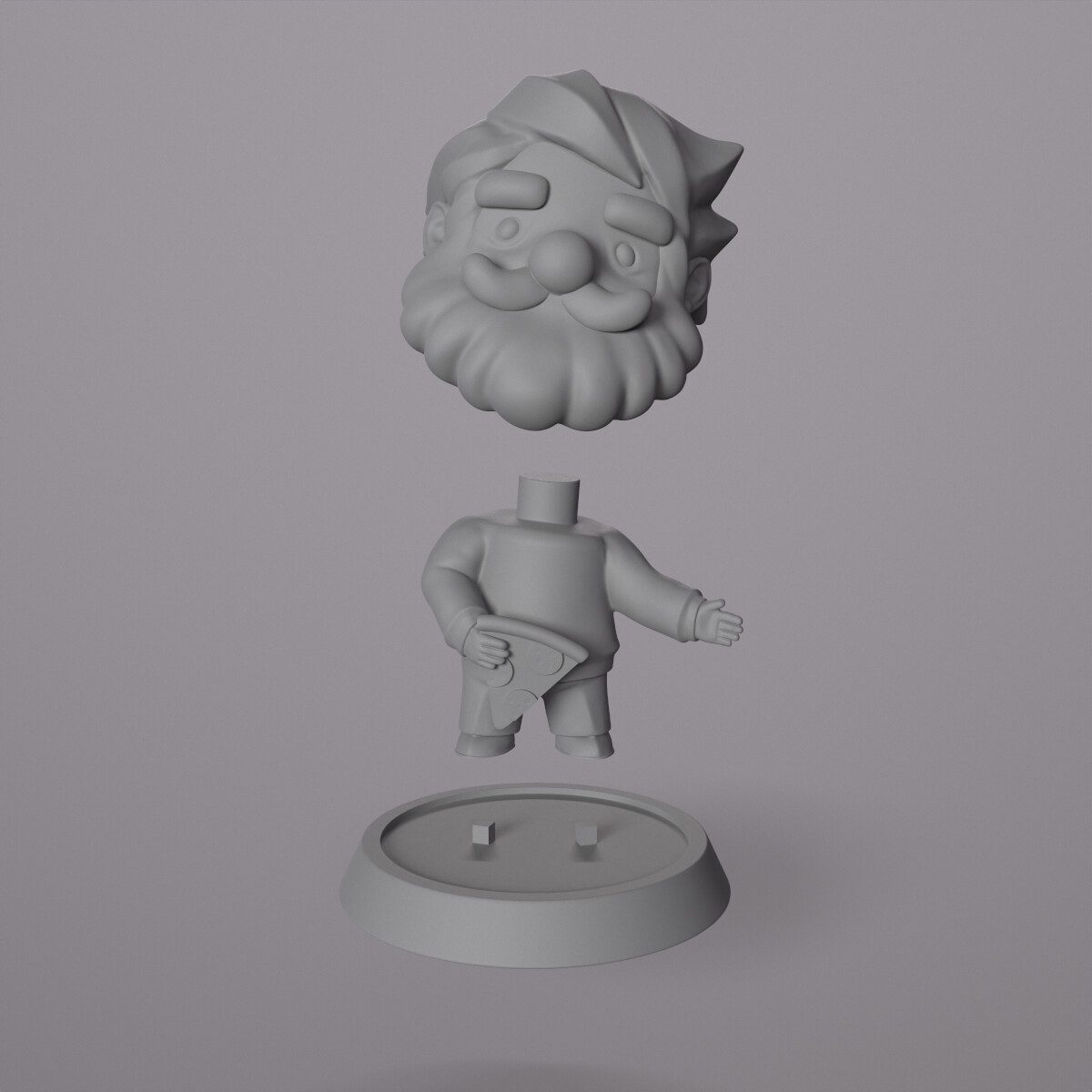 ArtStation - STL file for 3D printing - Just a Pizzaguy | Resources