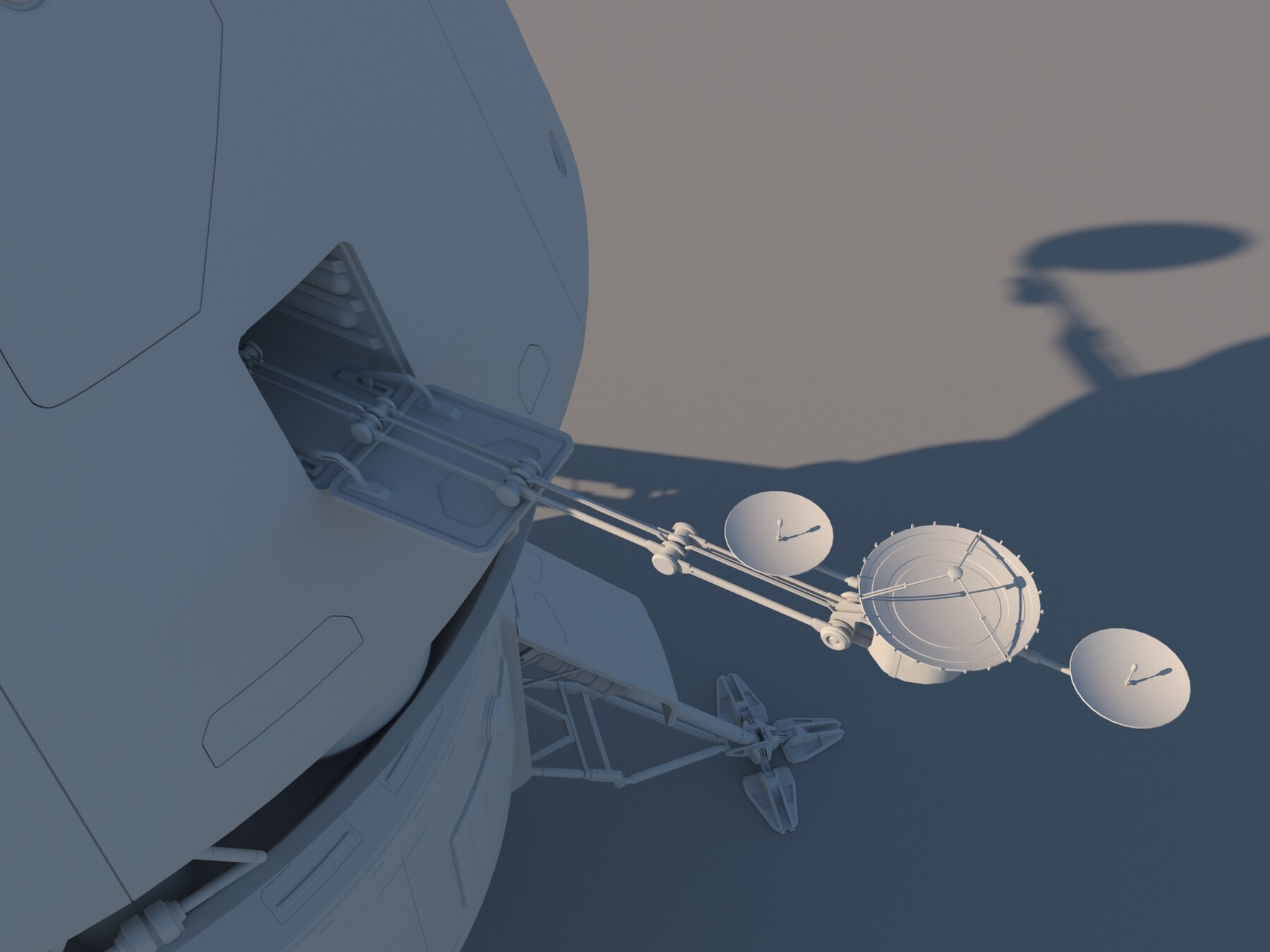 ArtStation - Landing module | Resources