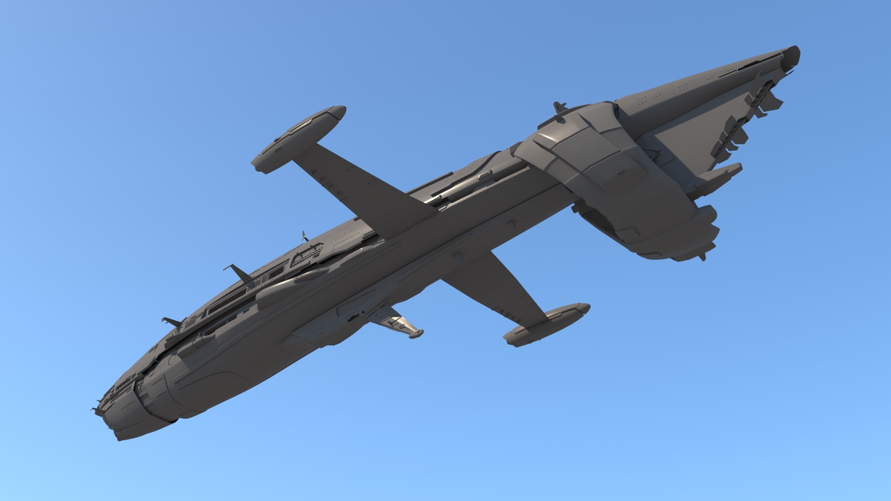 ArtStation - Sci Fi Space Liner. | Resources