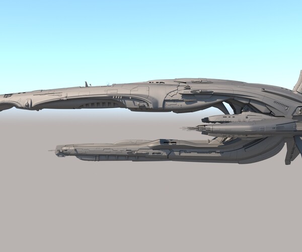 ArtStation - Sci Fi Alien spaceship. | Resources