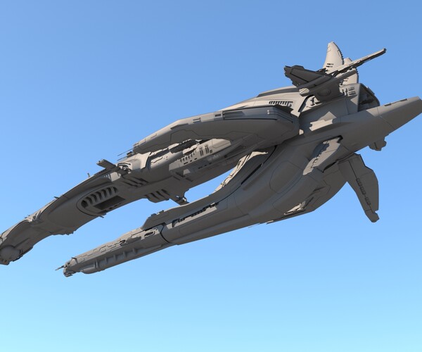 ArtStation - Sci Fi Alien spaceship. | Resources