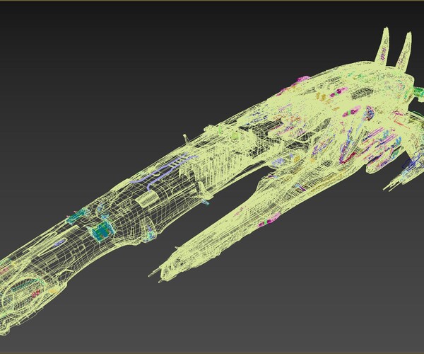 ArtStation - Sci Fi Alien spaceship. | Resources