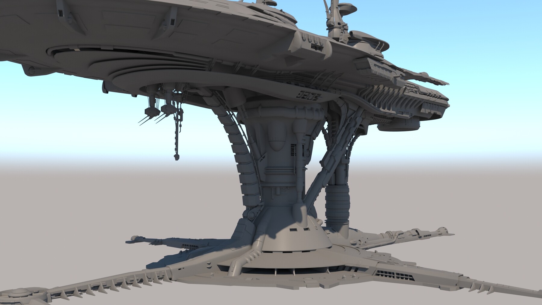 ArtStation - Sci Fi Futuristic Structure. | Resources