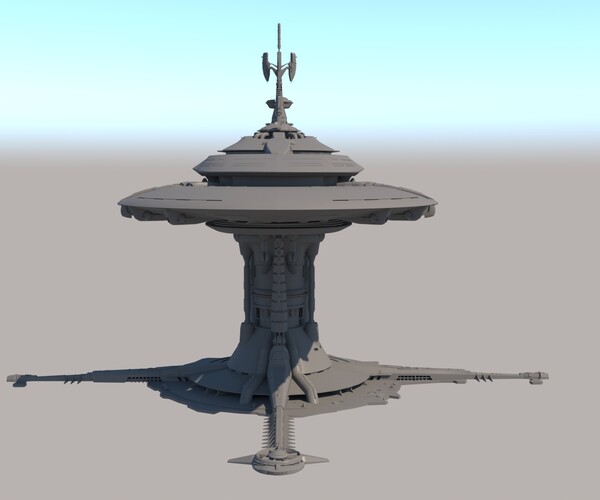 ArtStation - Sci Fi Futuristic Structure. | Resources