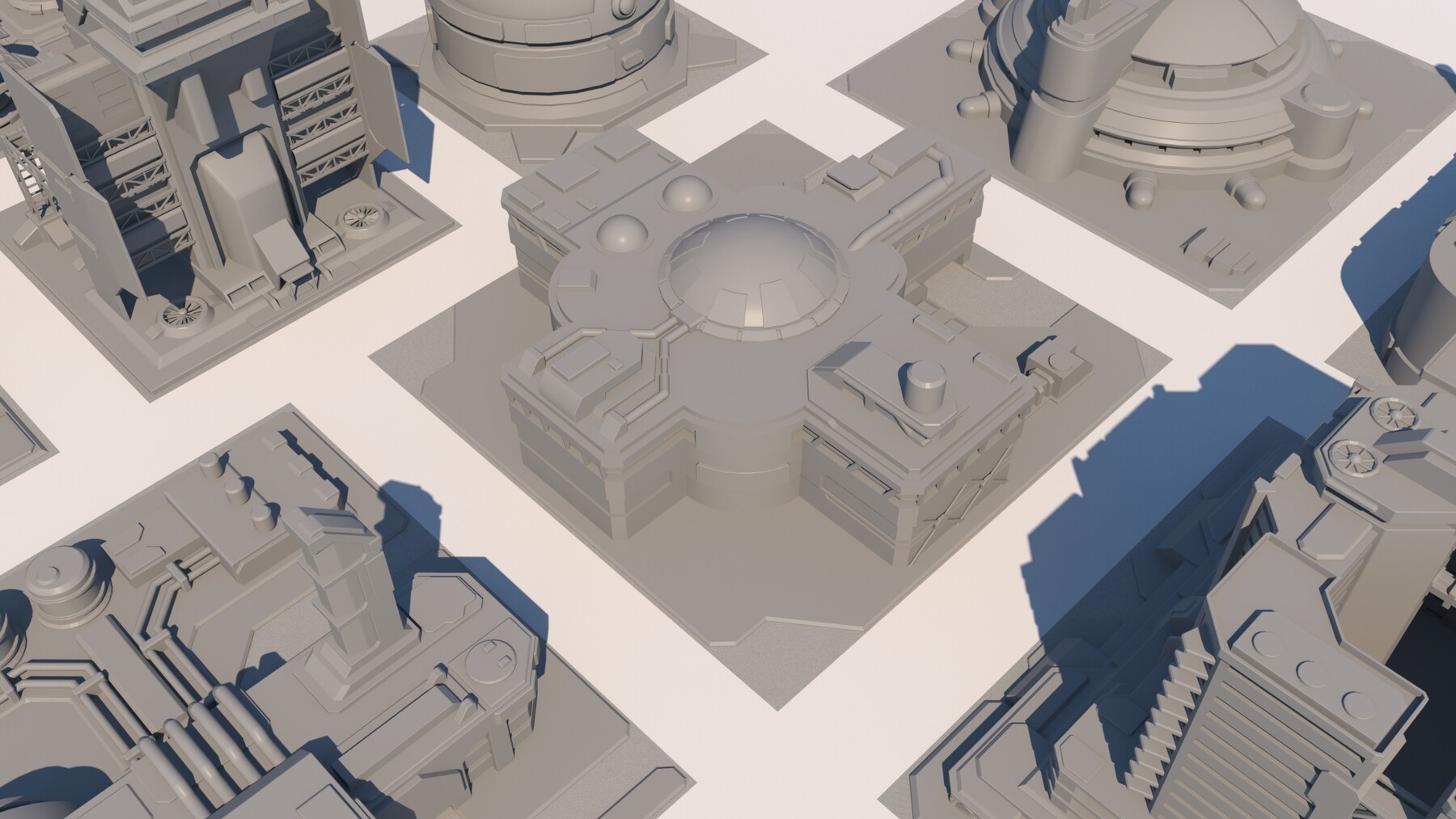 ArtStation - Sci Fi Buildings. | Resources