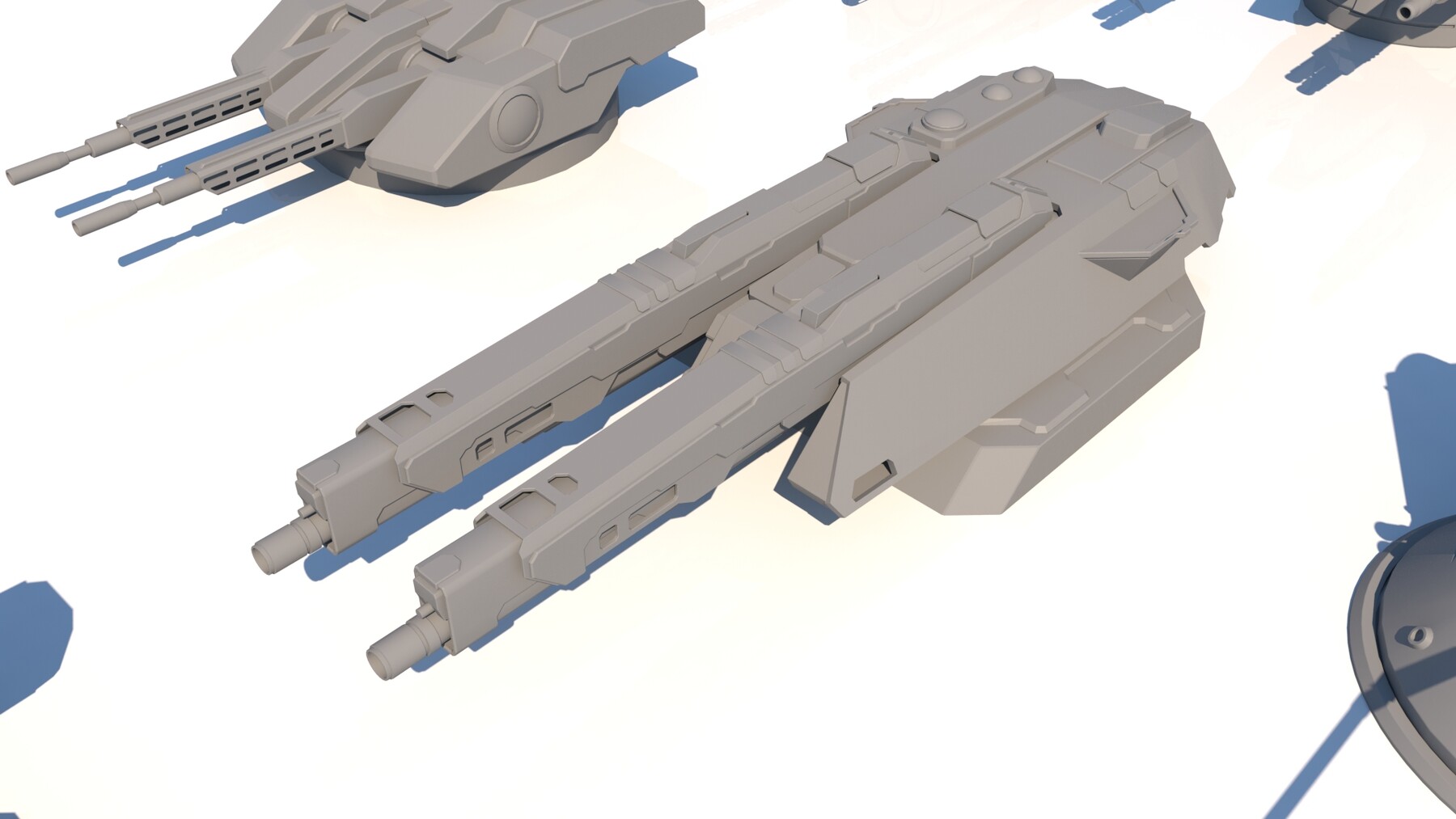 ArtStation - Sci-fi Guns Set model | Resources