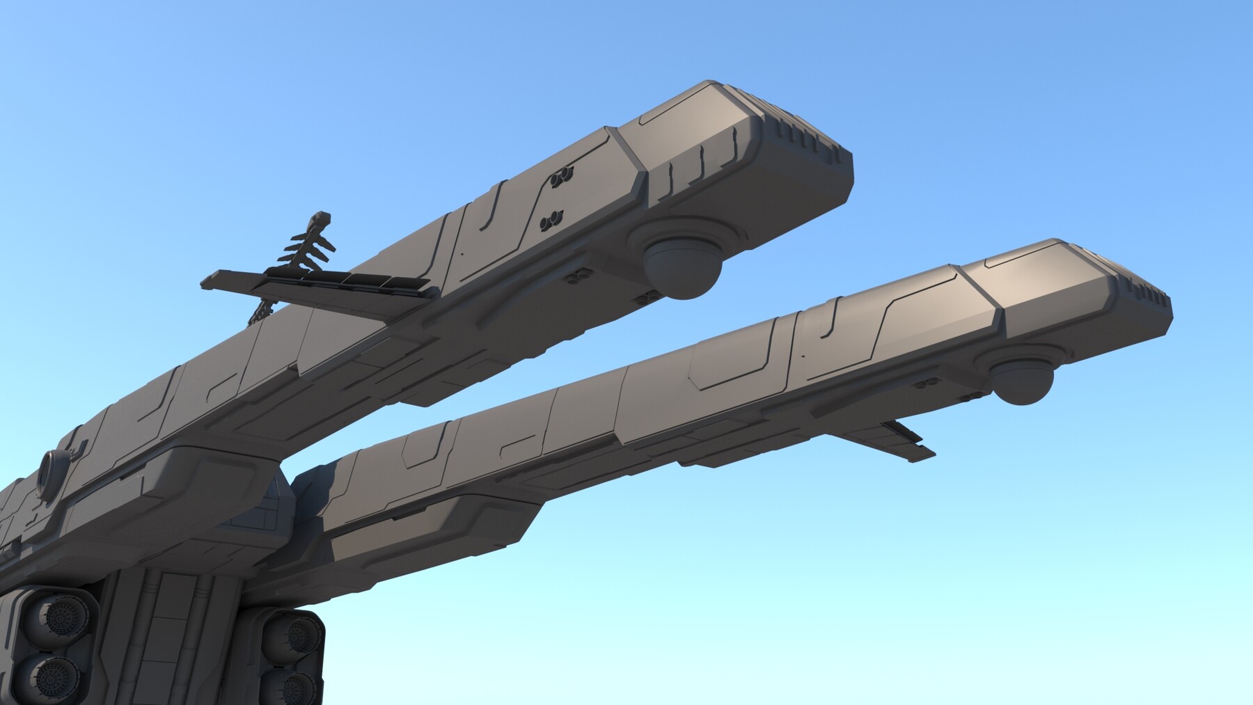 ArtStation - Sci Fi Spaceship - Patrol Cruiser | Resources