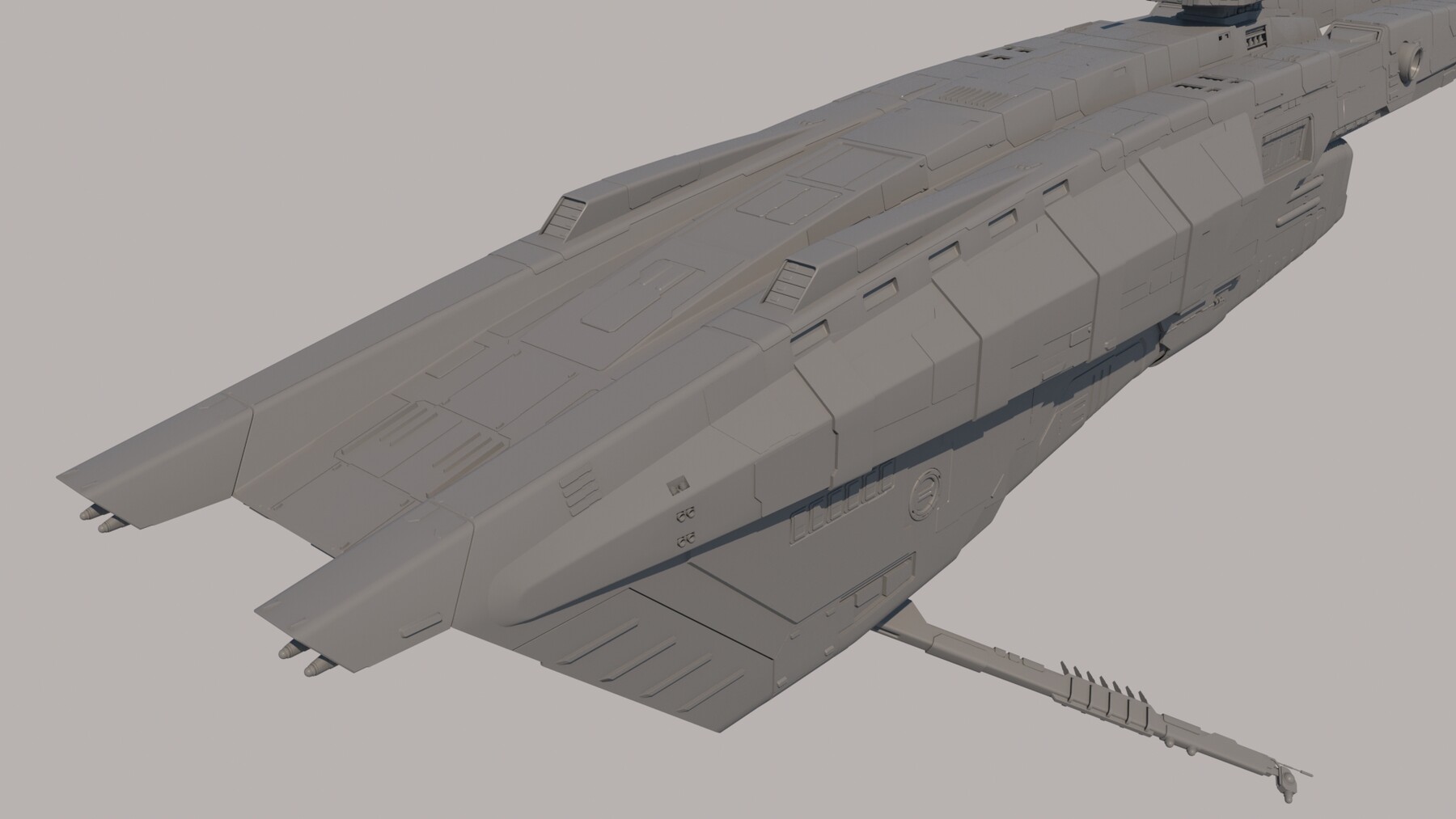 ArtStation - Sci Fi Spaceship - Patrol Cruiser | Resources
