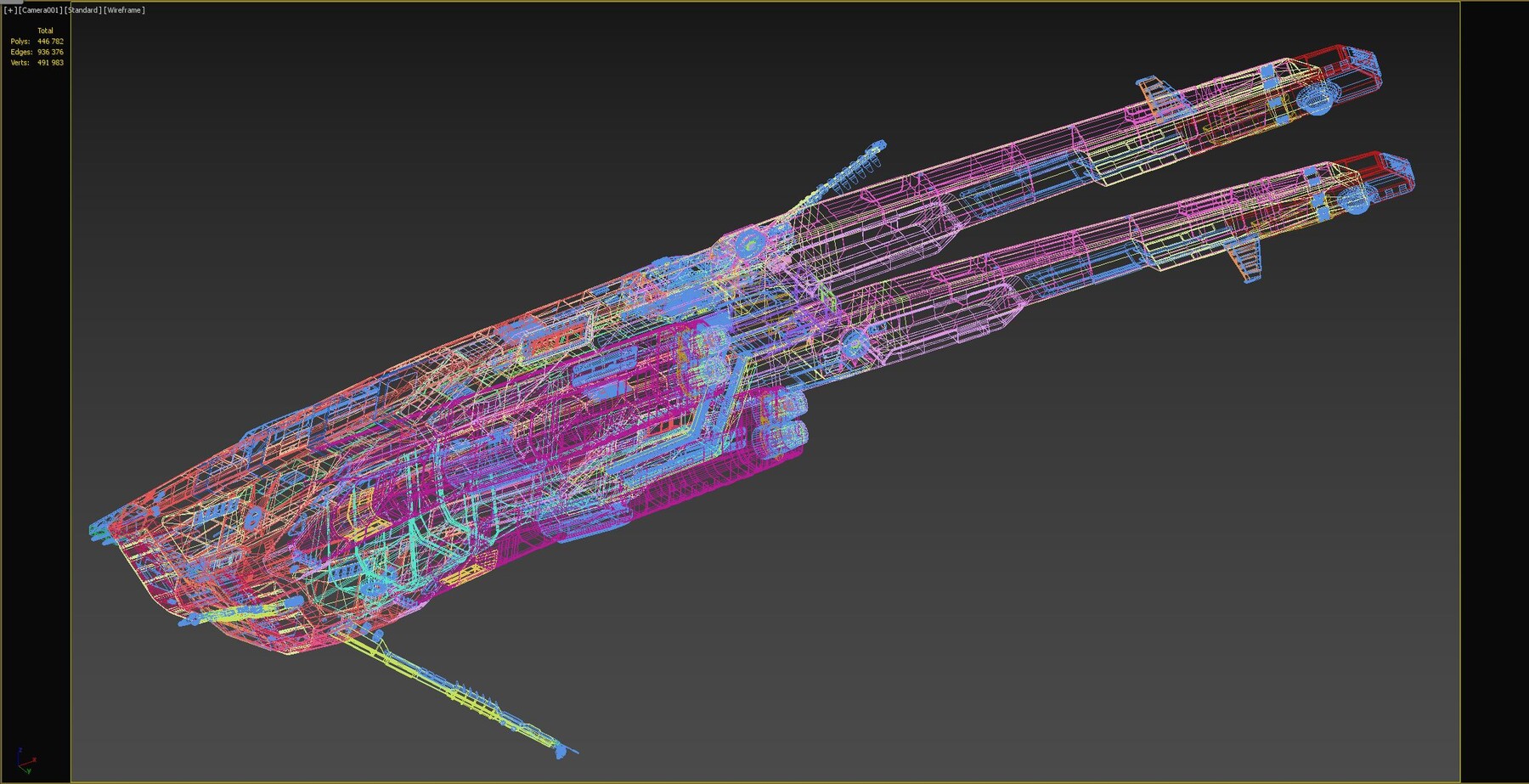 ArtStation - Sci Fi Spaceship - Patrol Cruiser | Resources