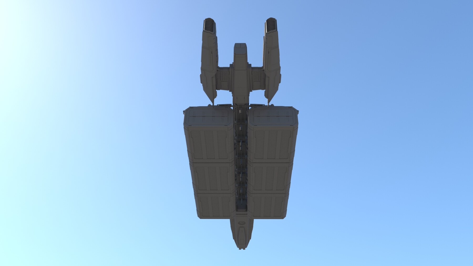 ArtStation - Sci Fi Transport Ship. | Resources