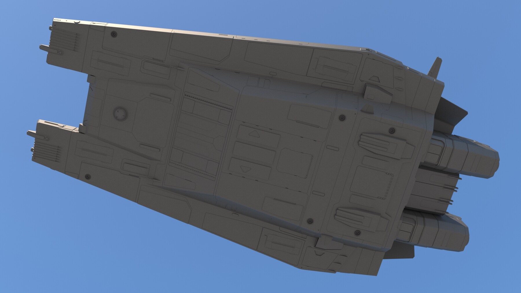 ArtStation - Sci Fi Dropship | Resources