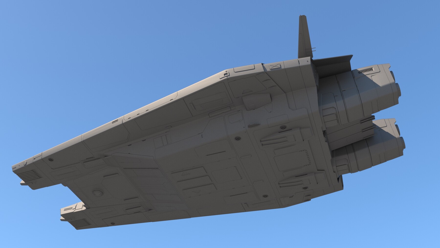 ArtStation - Sci Fi Dropship | Resources