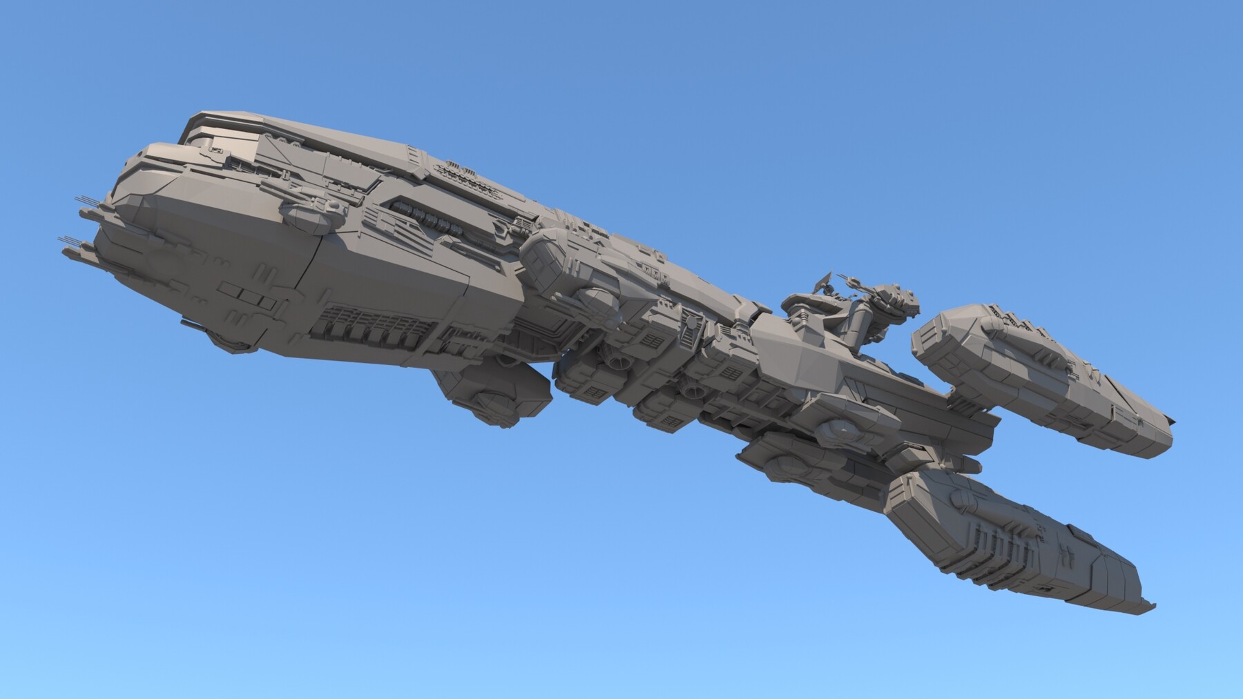 ArtStation - Space Battle Cruiser. | Resources