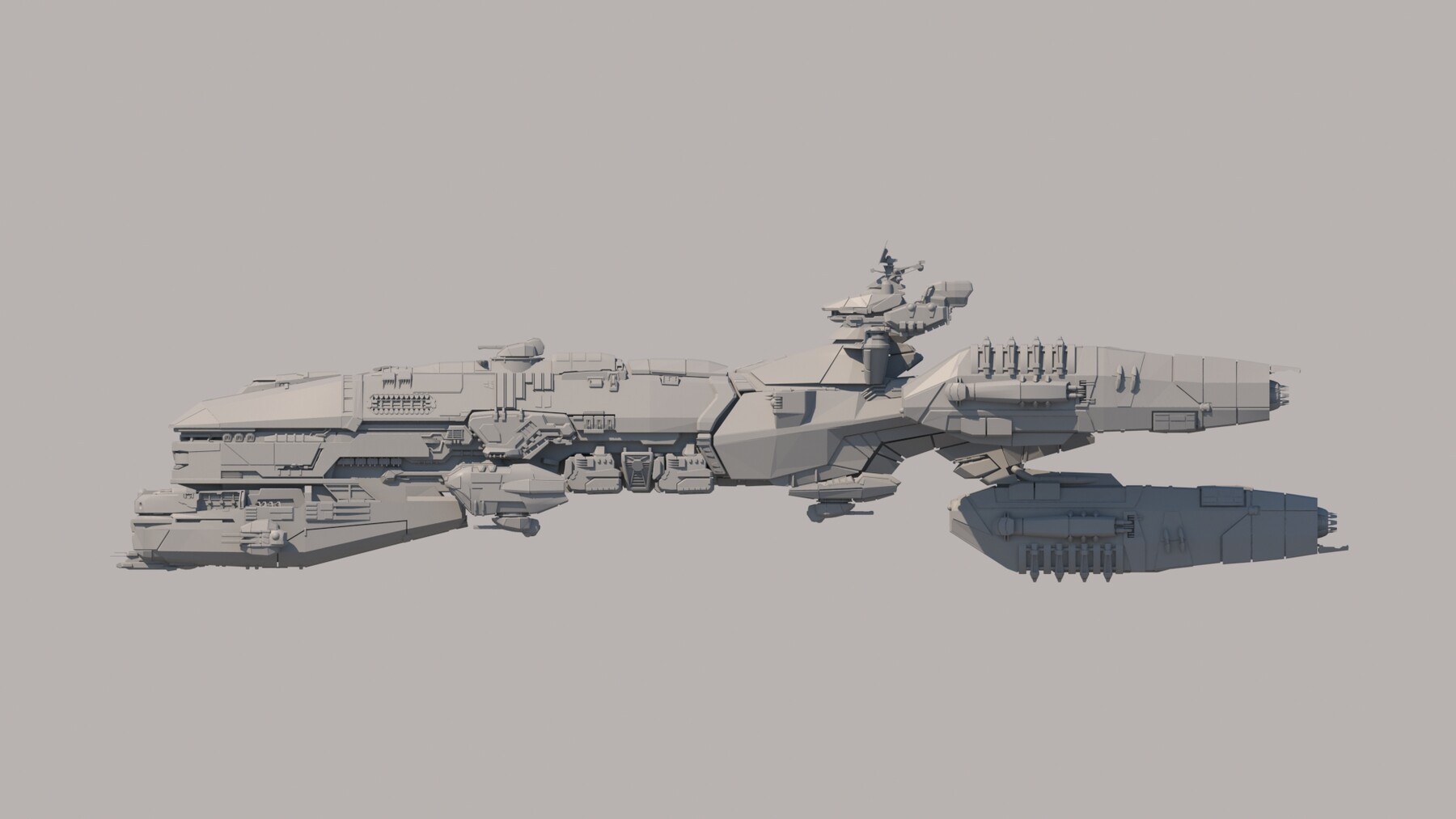 ArtStation - Space Battle Cruiser. | Resources