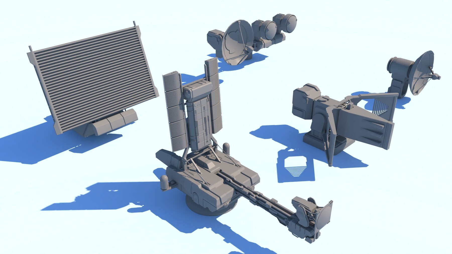 ArtStation - Radar set. | Resources