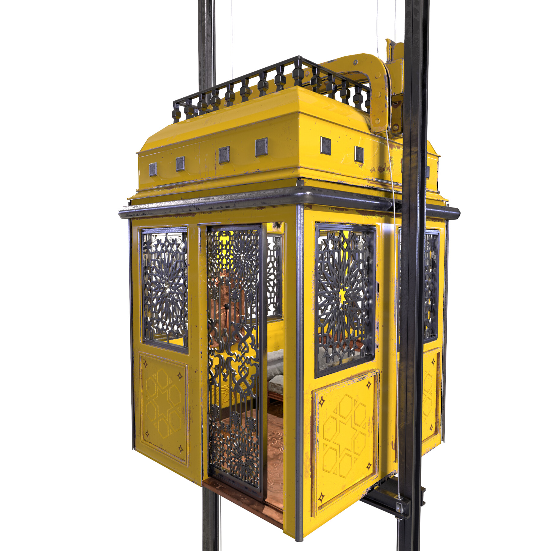 ArtStation - Old Elevator | Game Assets