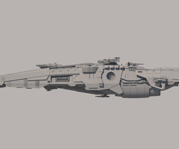 ArtStation - Space Battle Cruiser. | Resources