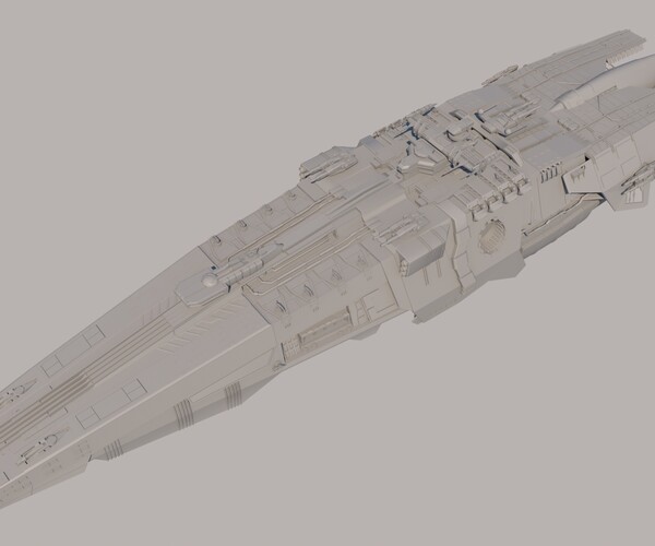 ArtStation - Space Battle Cruiser. | Resources