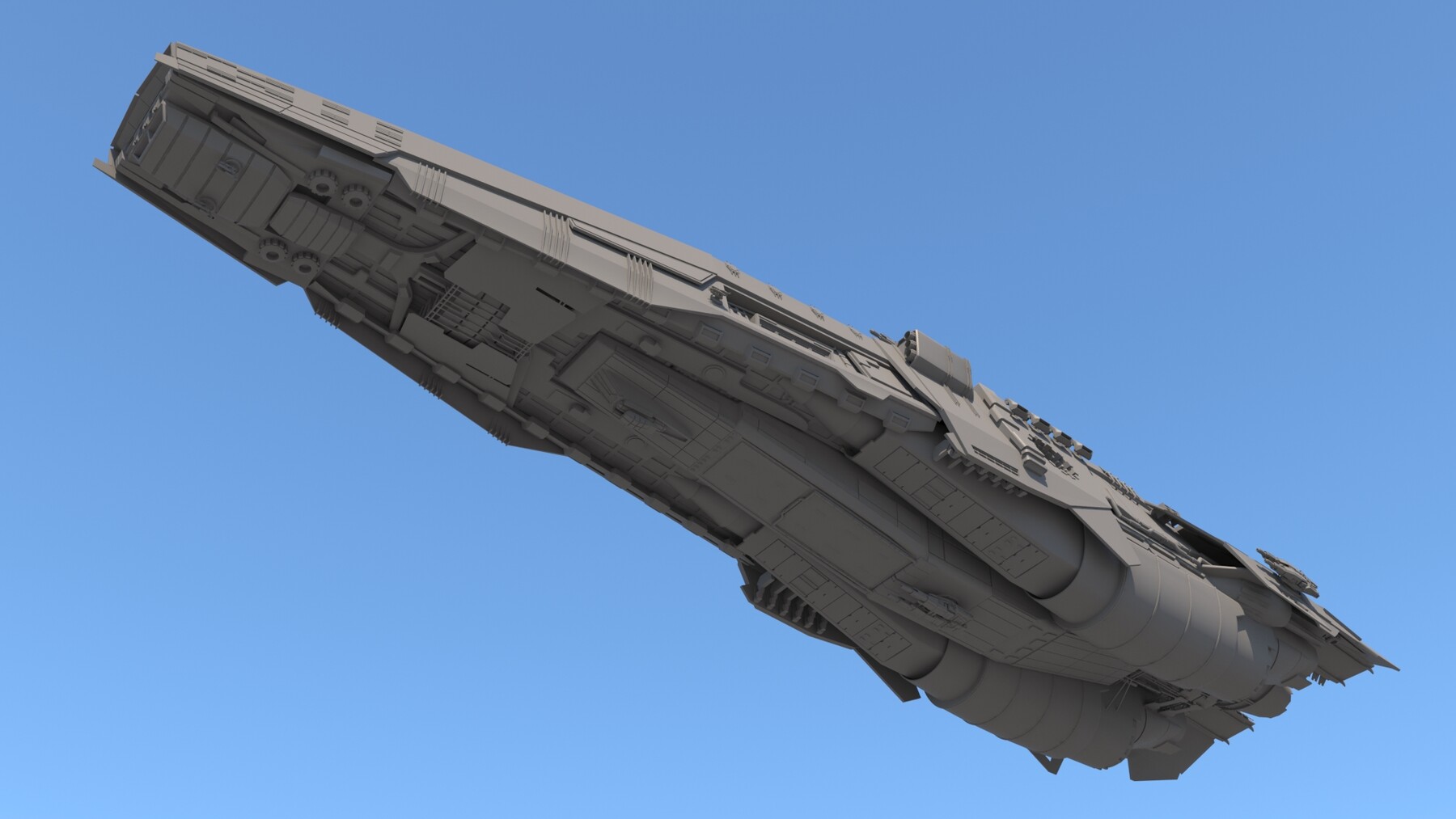 ArtStation - Space Battle Cruiser. | Resources